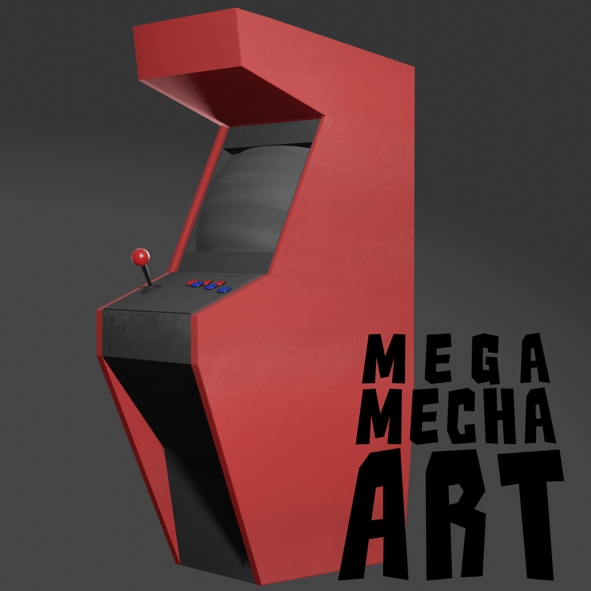 ArtStation - Stylised Arcade Cabinet