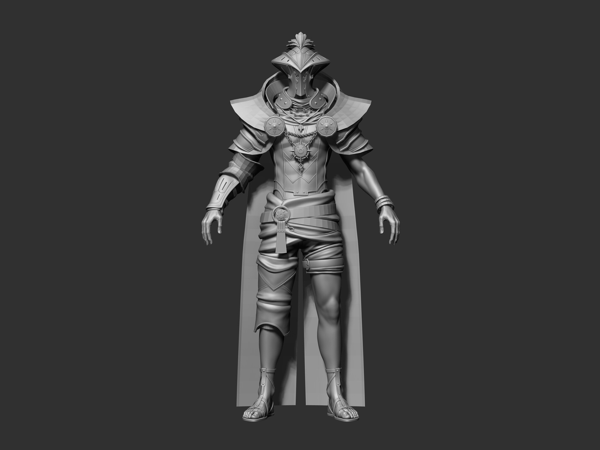 ArtStation - Demi God WIP