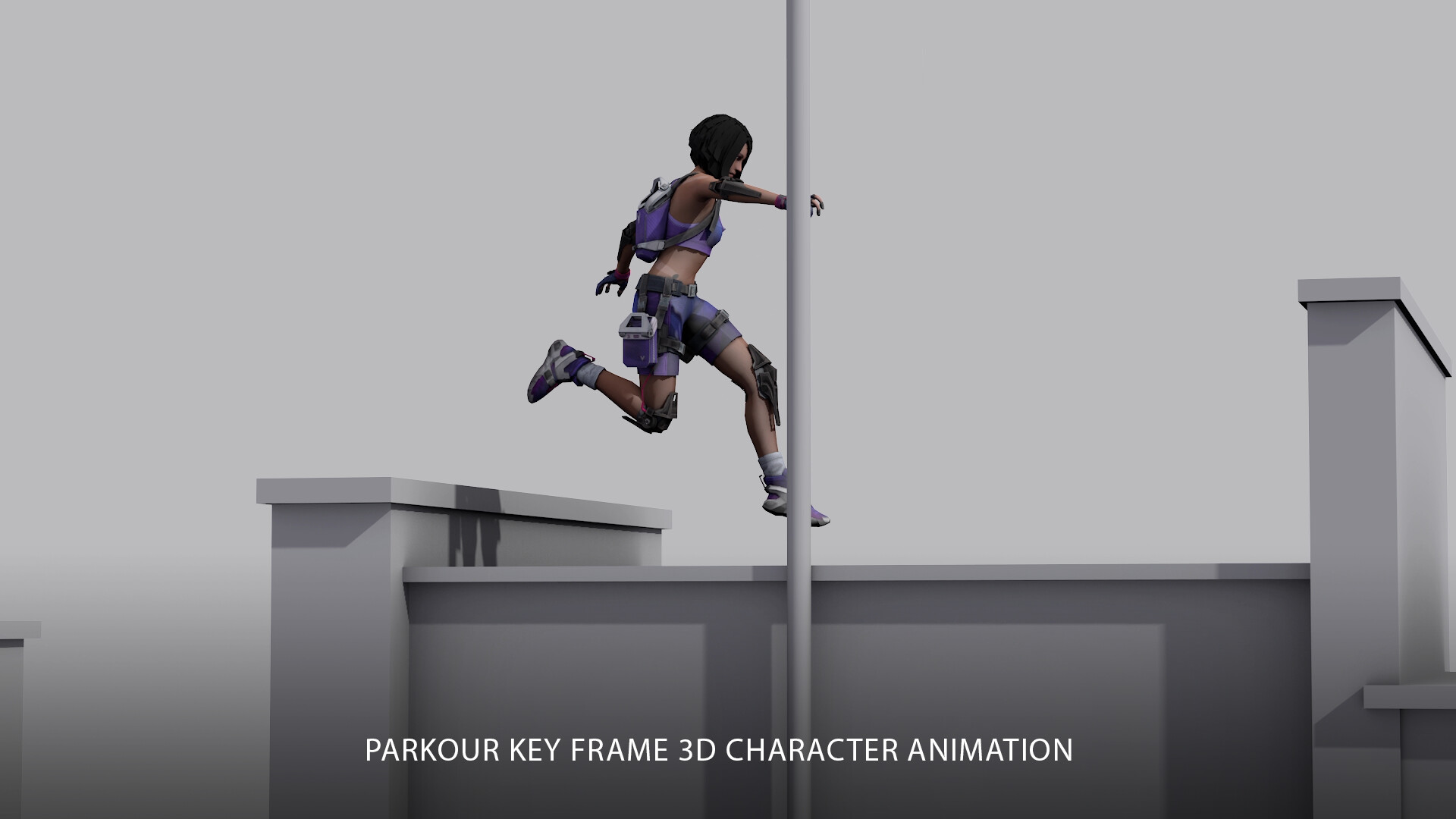 ArtStation - Urban Parkour - Key frame 3d Character Animation