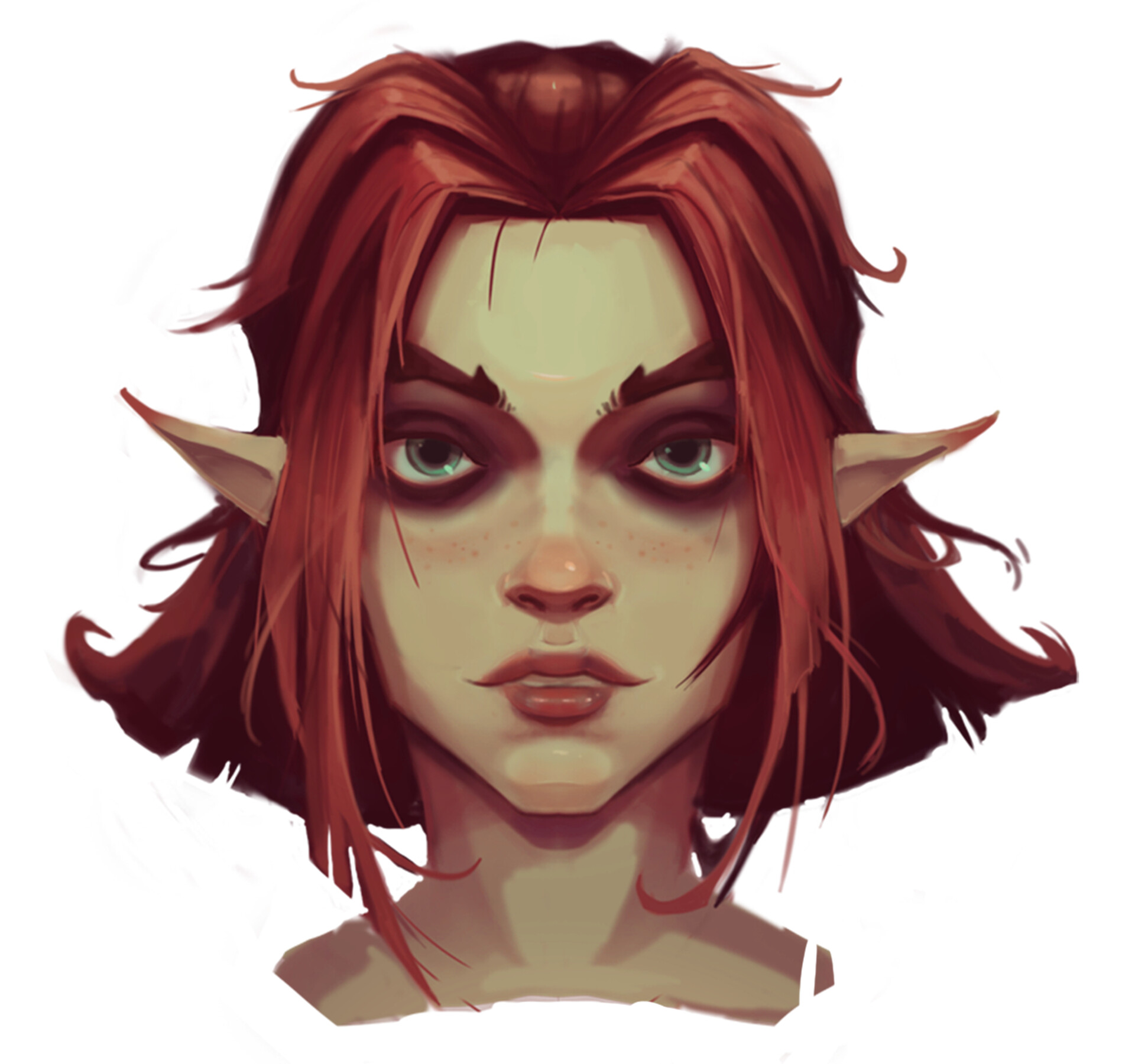 ArtStation - Sketches / Fantasy portrait