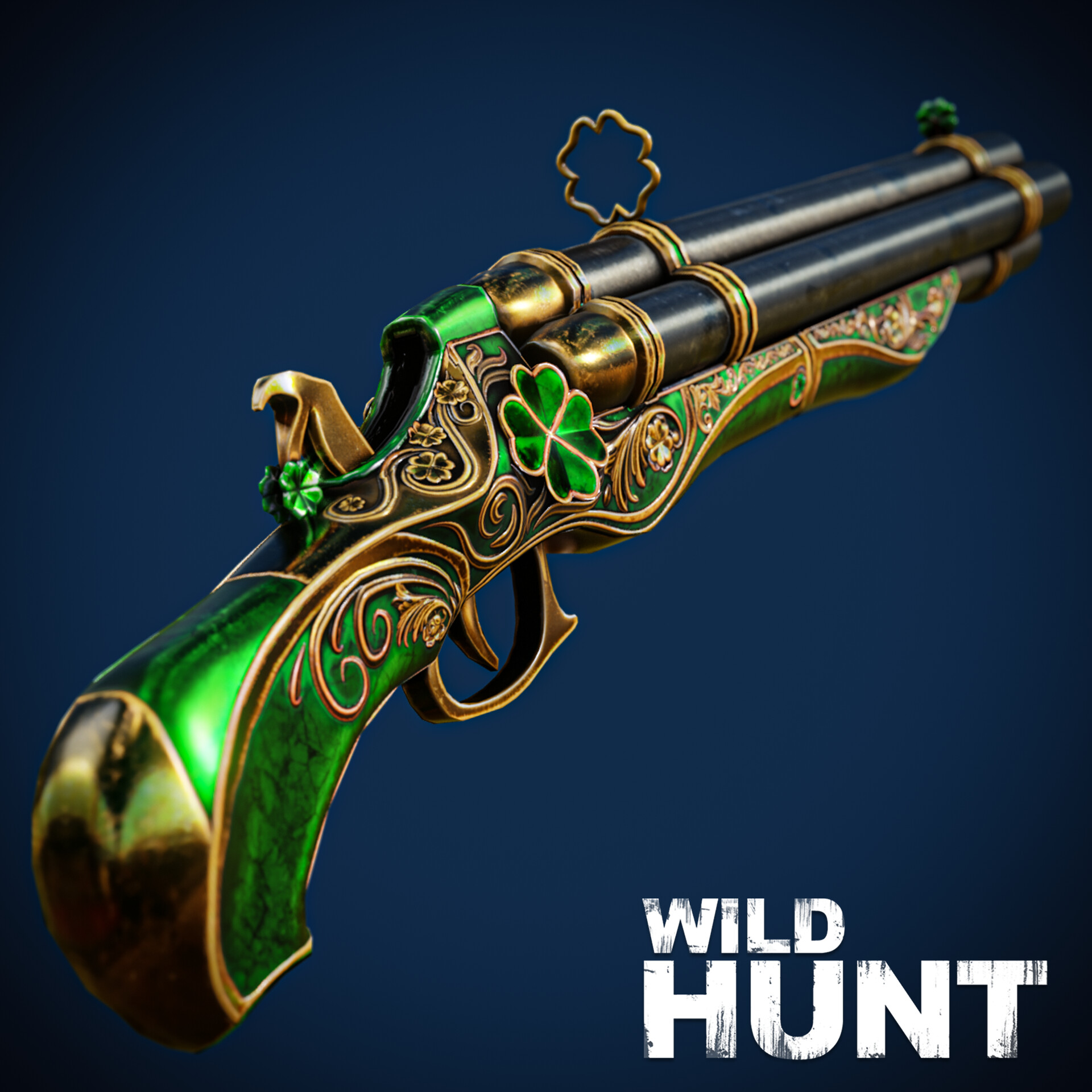 ArtStation - Saint Patrick Shotgun