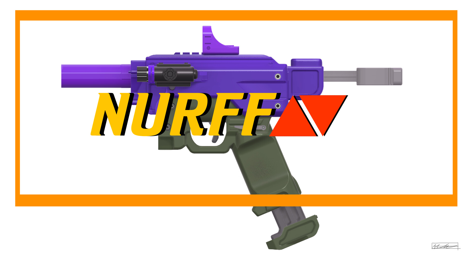ArtStation - Nurff 88 Blaster Concept