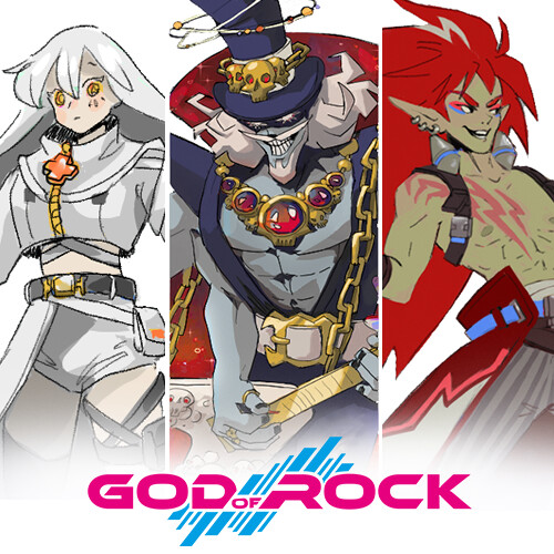 ArtStation - God of Rock Character concept art