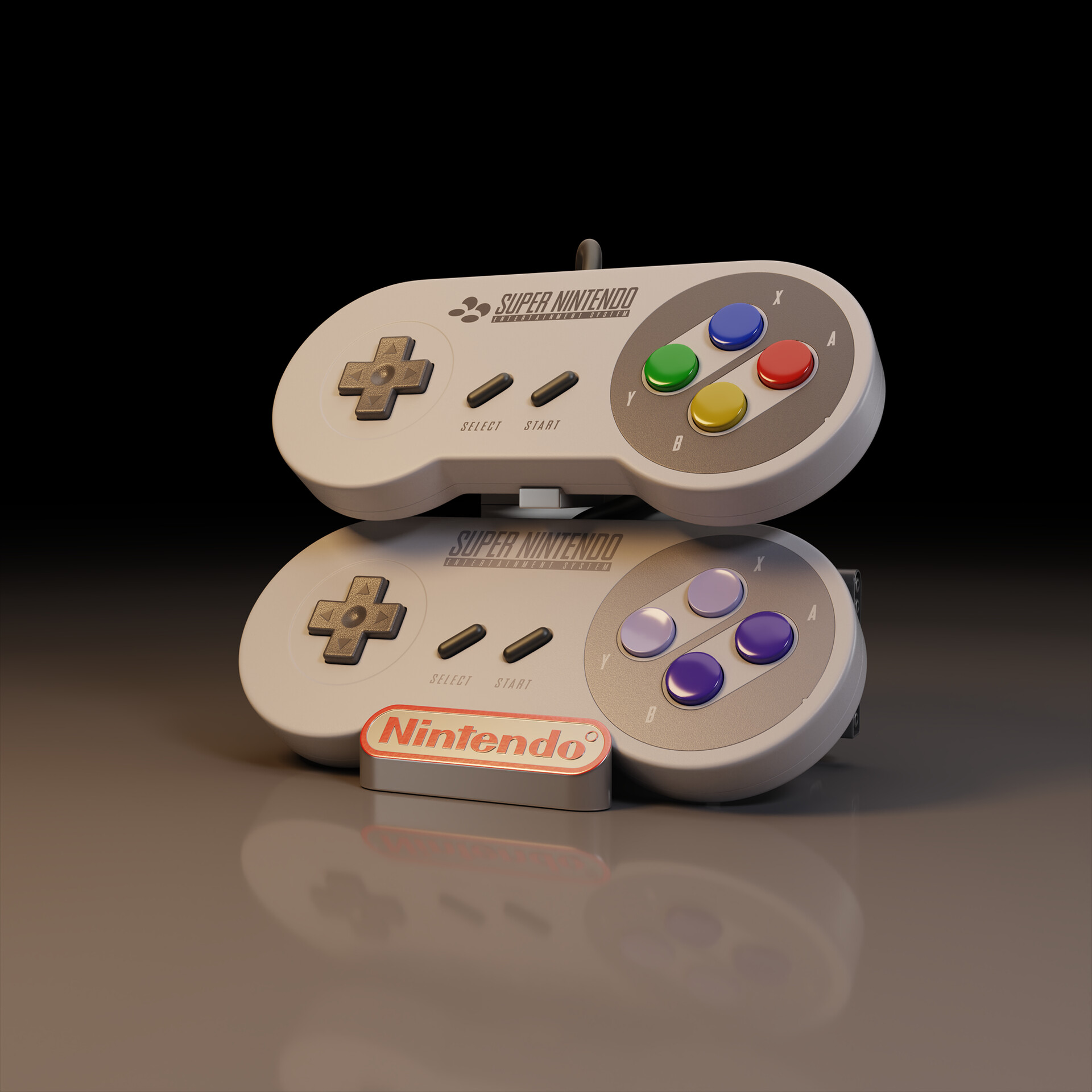 ArtStation - Blender World: SNES