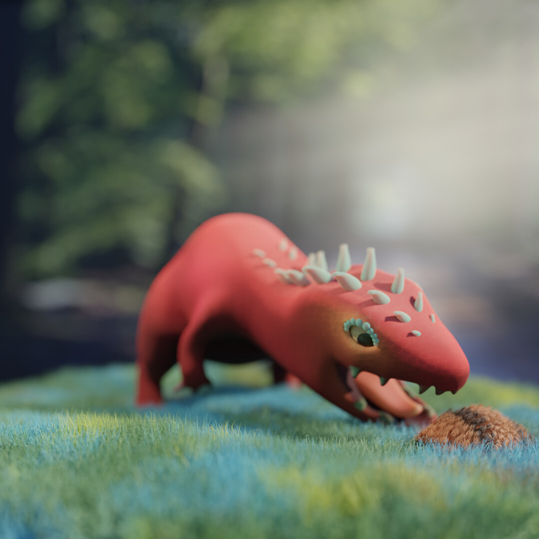 ArtStation - Stylized Dino