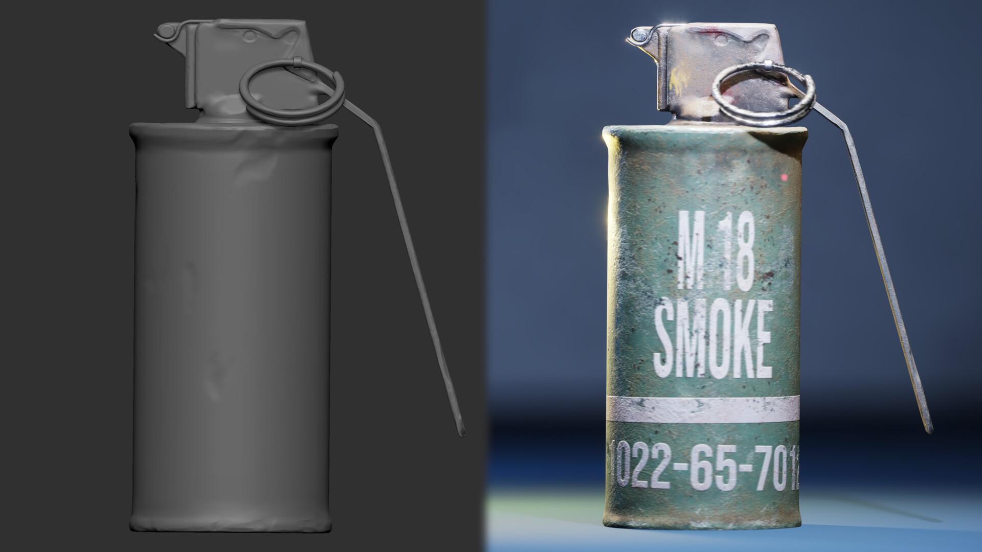 ArtStation - M 18 Smoke Grenades