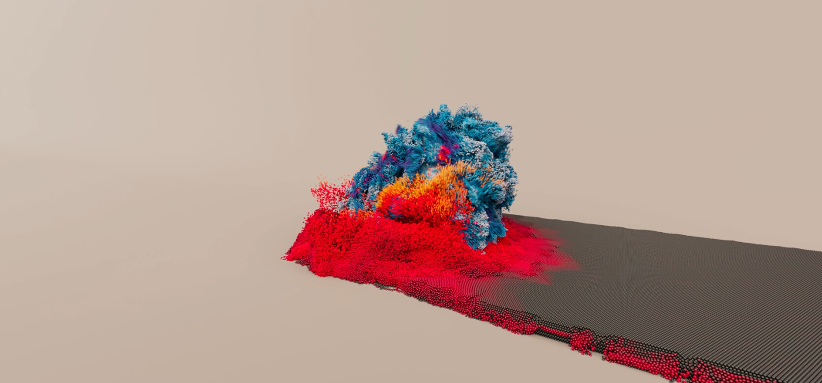 ArtStation - Particle, grain and smoke sim