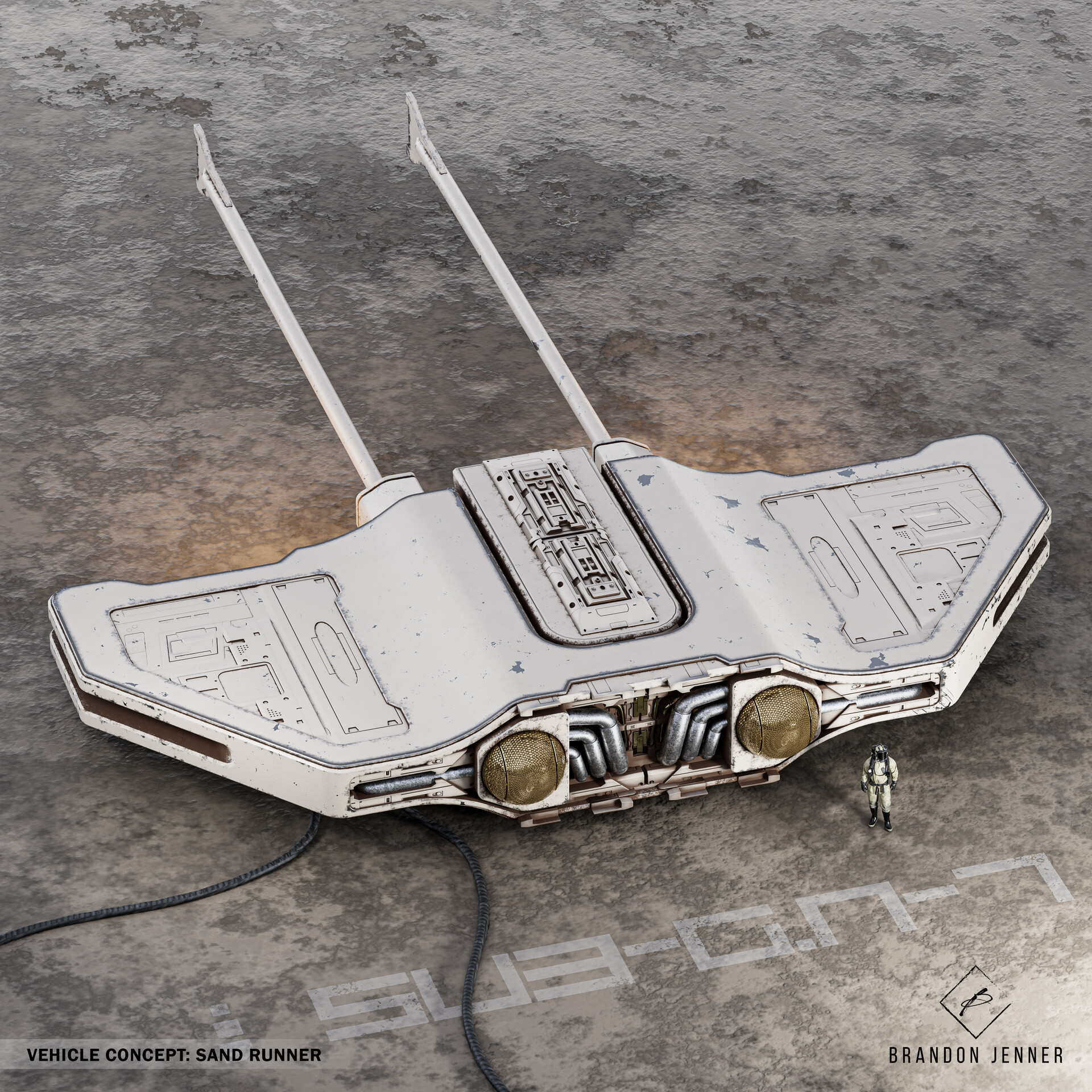 ArtStation - Vehicle Concept: Sand Runner