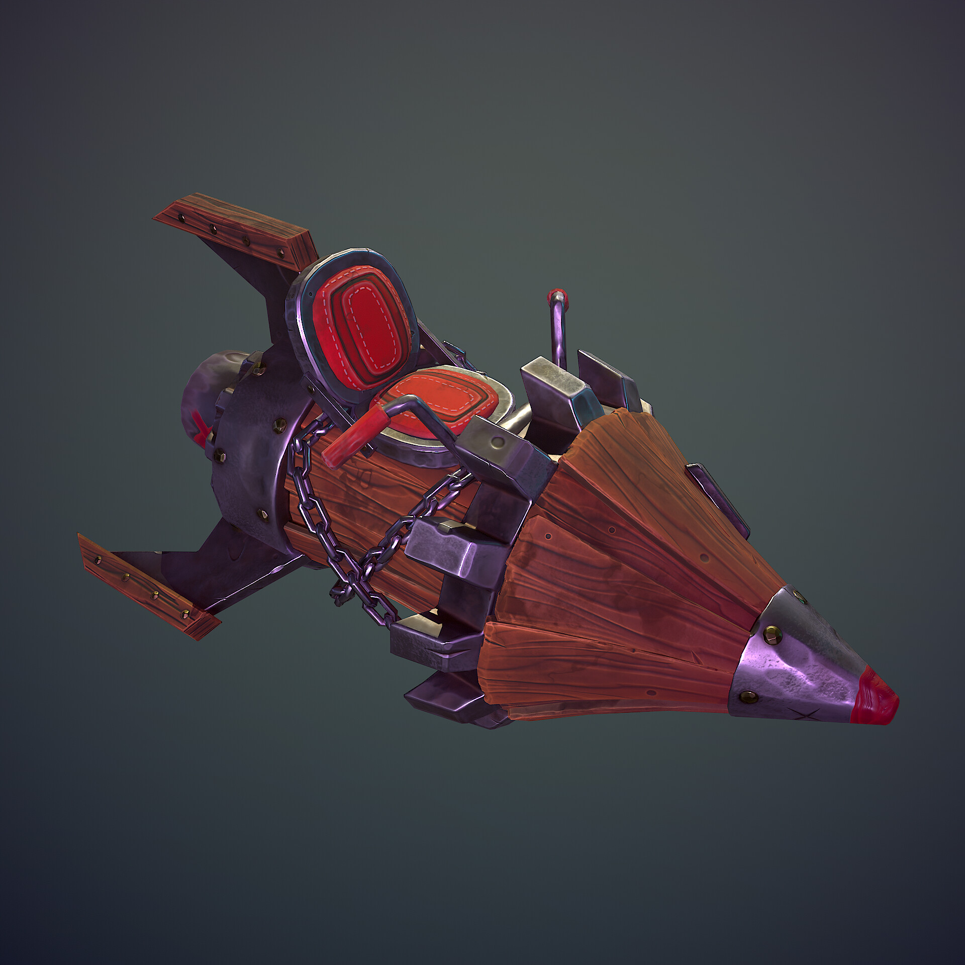 ArtStation - Stylized Rocket