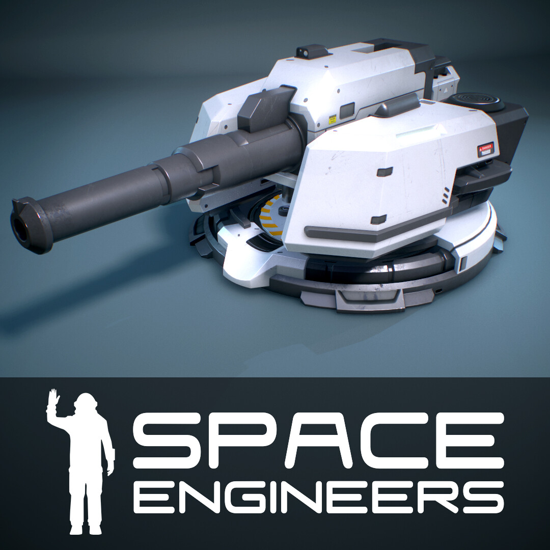 ArtStation - Space Engineers - Assault Cannon Turret