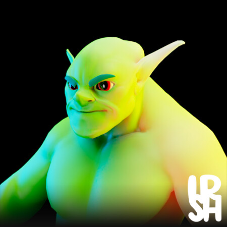 ArtStation - Sculpting/retop. Fantasy train game - troll
