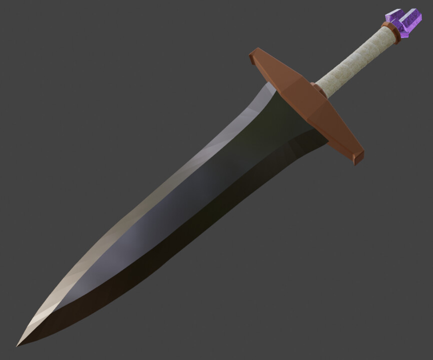 ArtStation - Low-Poly Great Sword