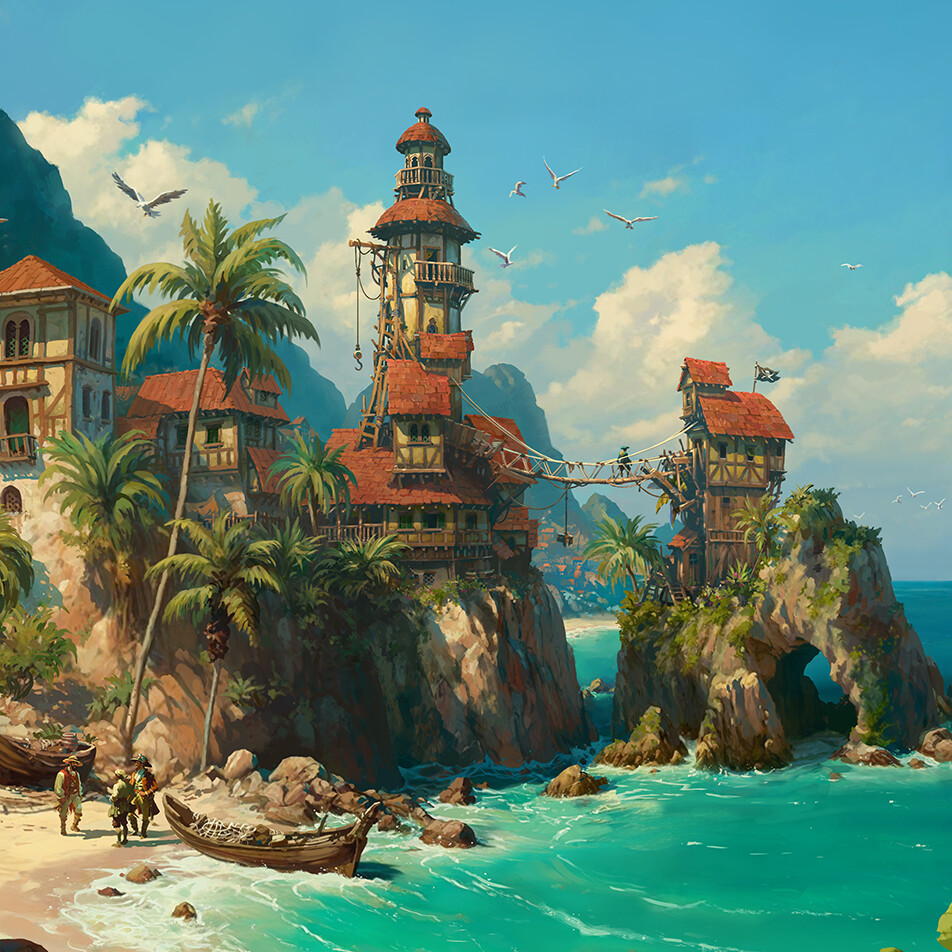 ArtStation - Summer Event Promo Artwork - Forge of Empires