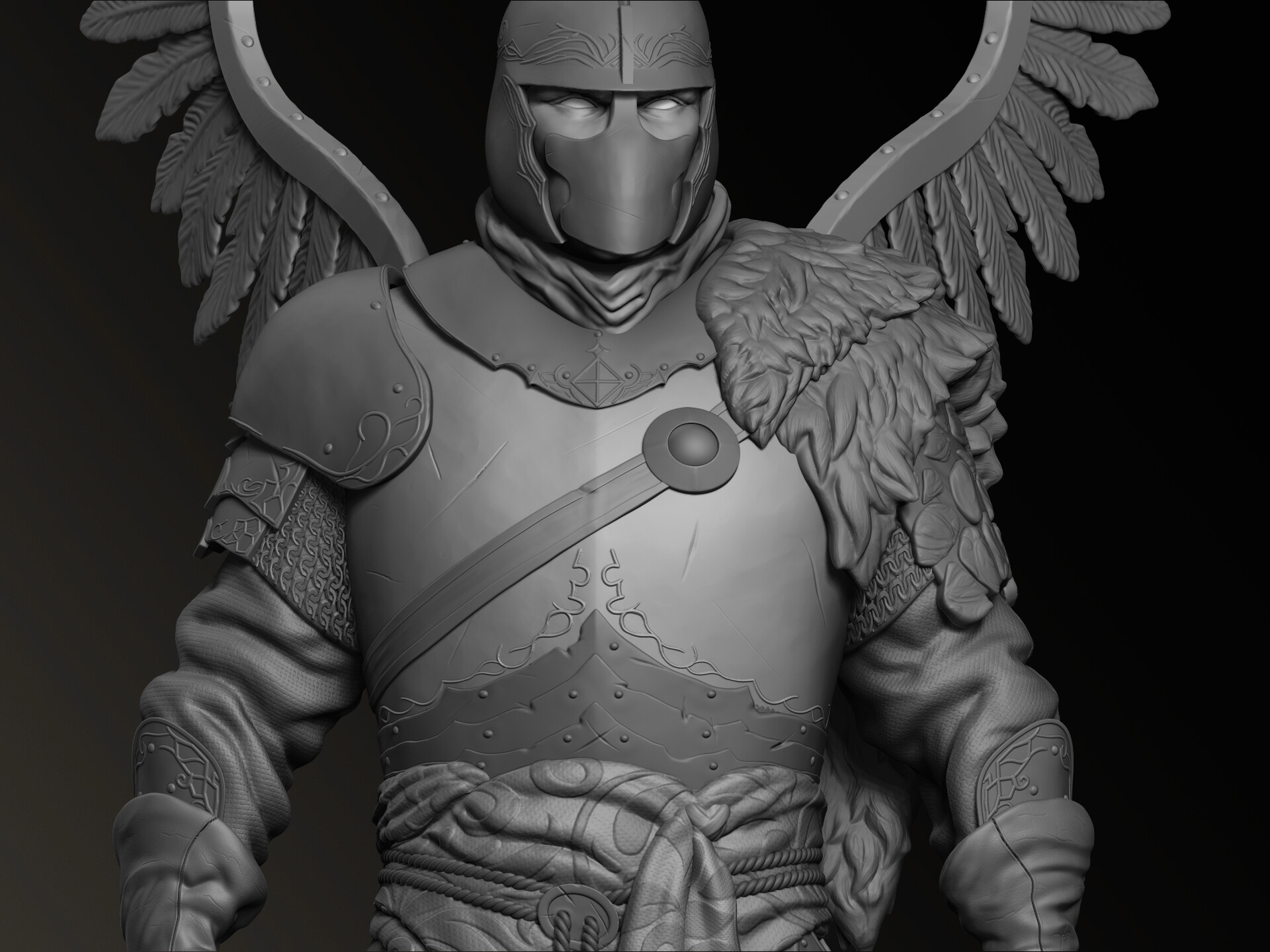 ArtStation - Winged Hussar Warrior