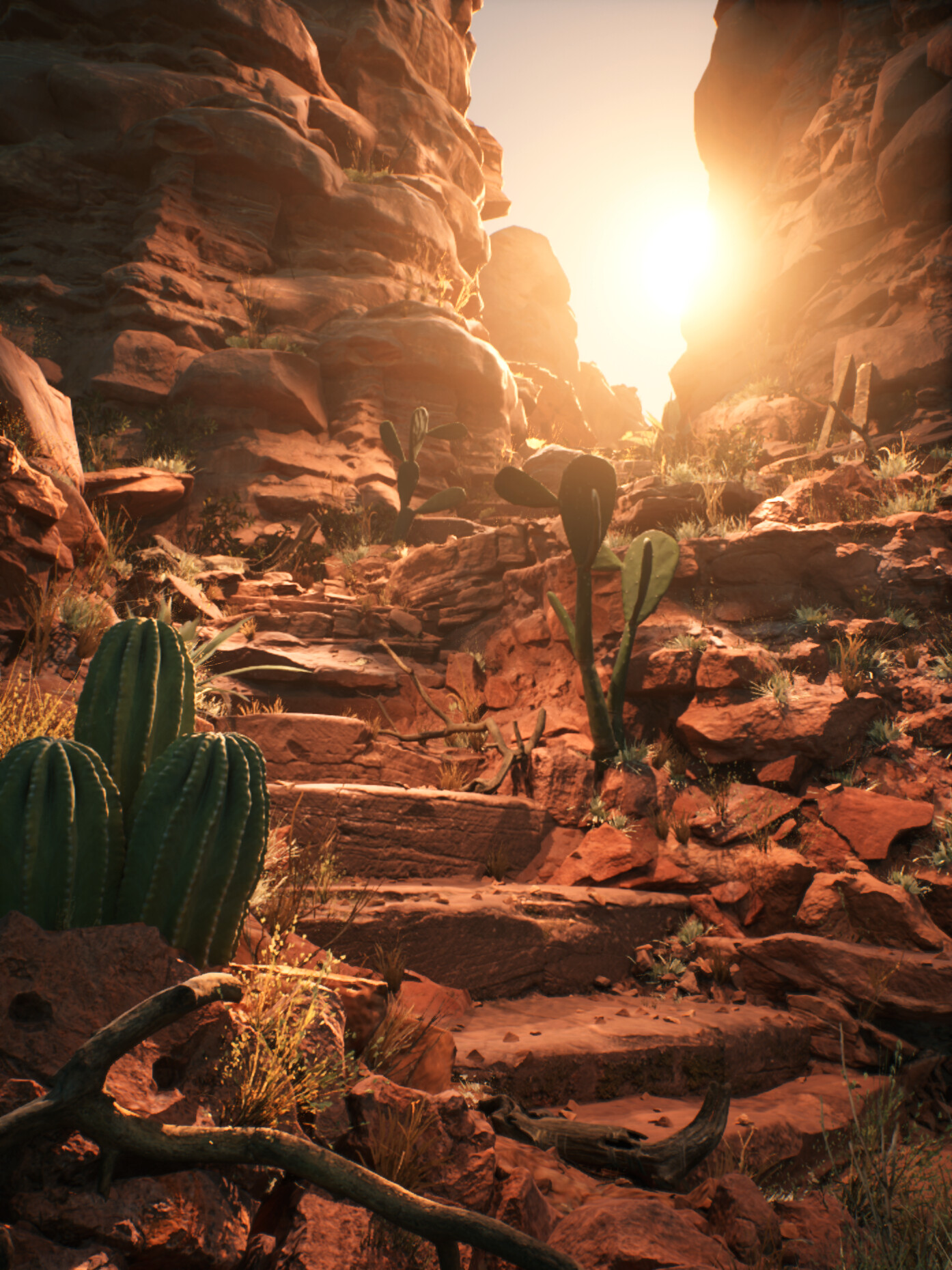 ArtStation - Canyon Mountain Pass