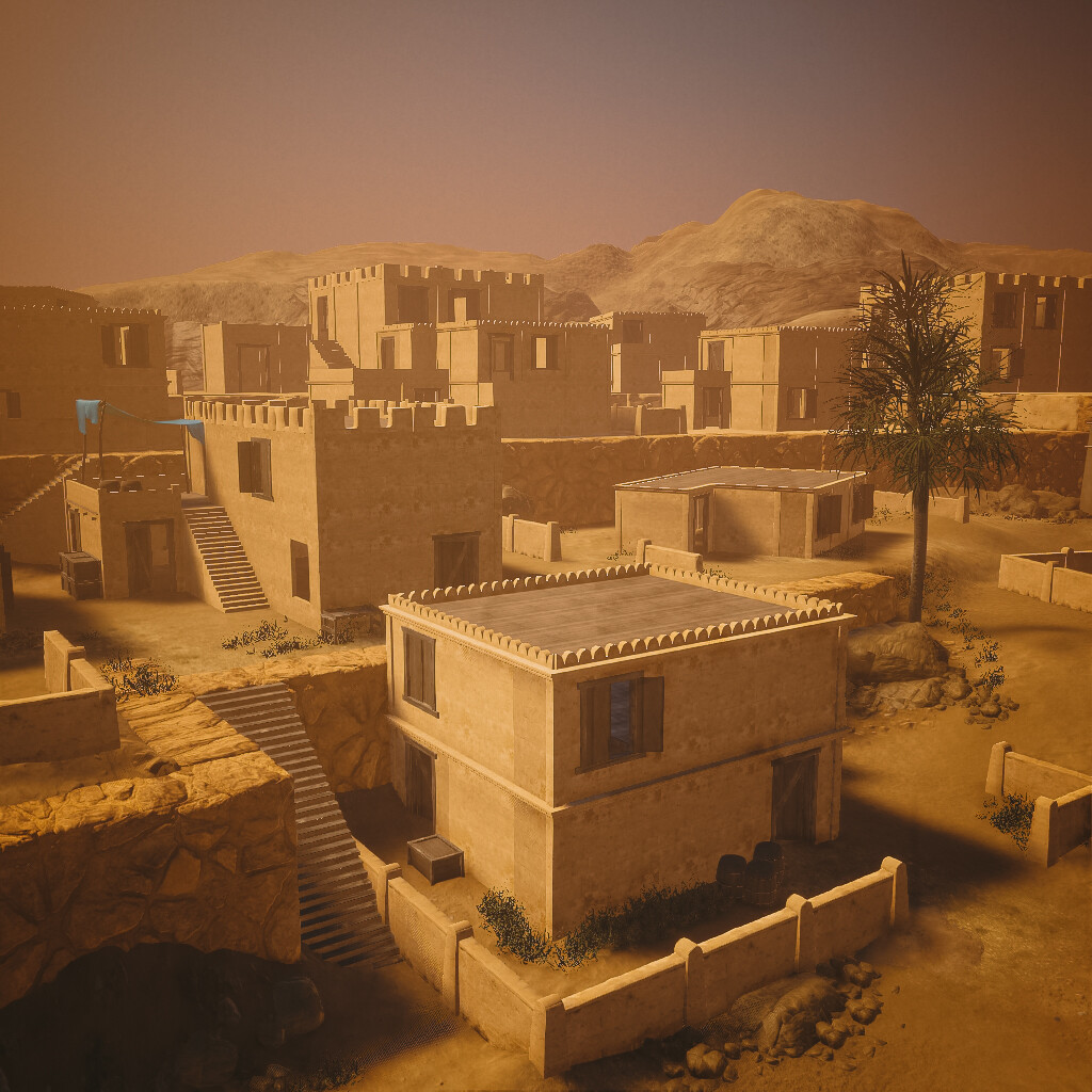 ArtStation - Desert Town