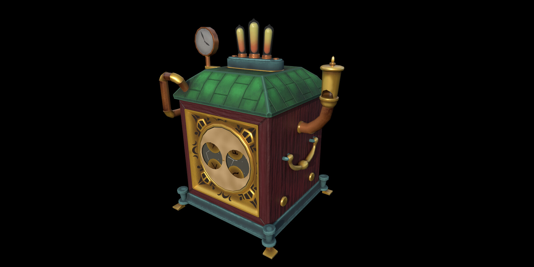 ArtStation - Astral Clock - Asset inspired by StarStable Online