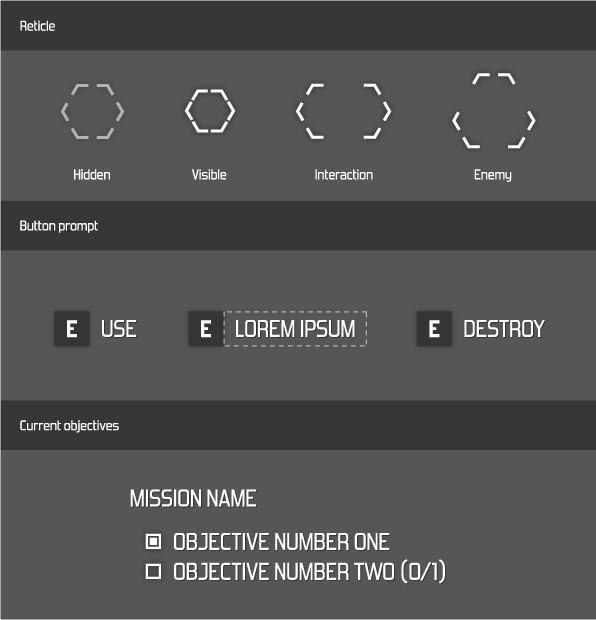 ArtStation - UNTITLED STEALTH GAME - UI PROJECT