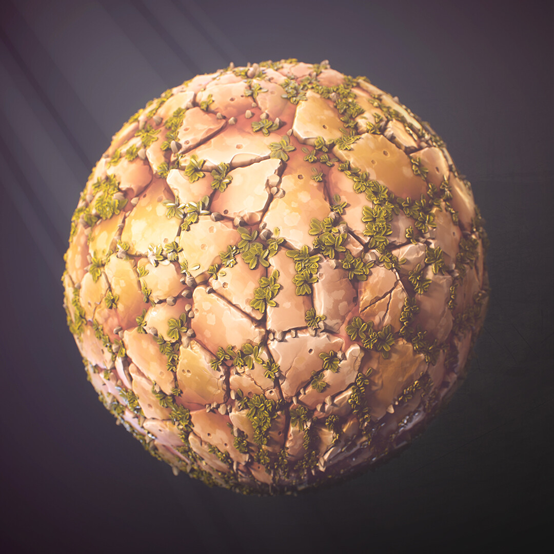 ArtStation - Stylized Cobblestone
