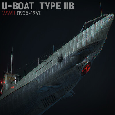 ArtStation - U-Boat IIb (1935-1941)