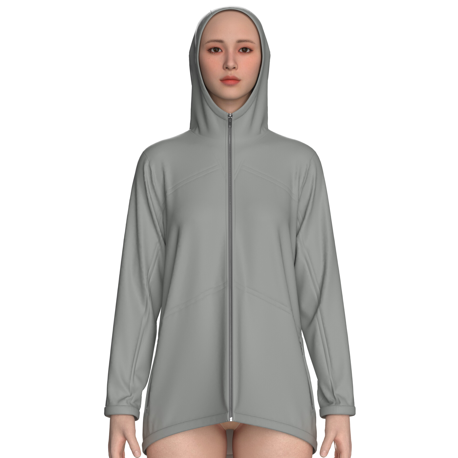 ArtStation - windbreaker women