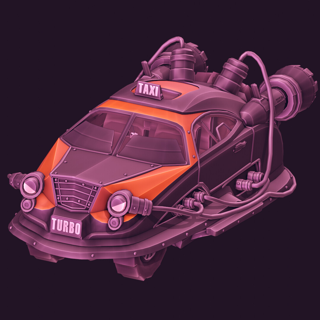 ArtStation - Industrial Turbo Taxi
