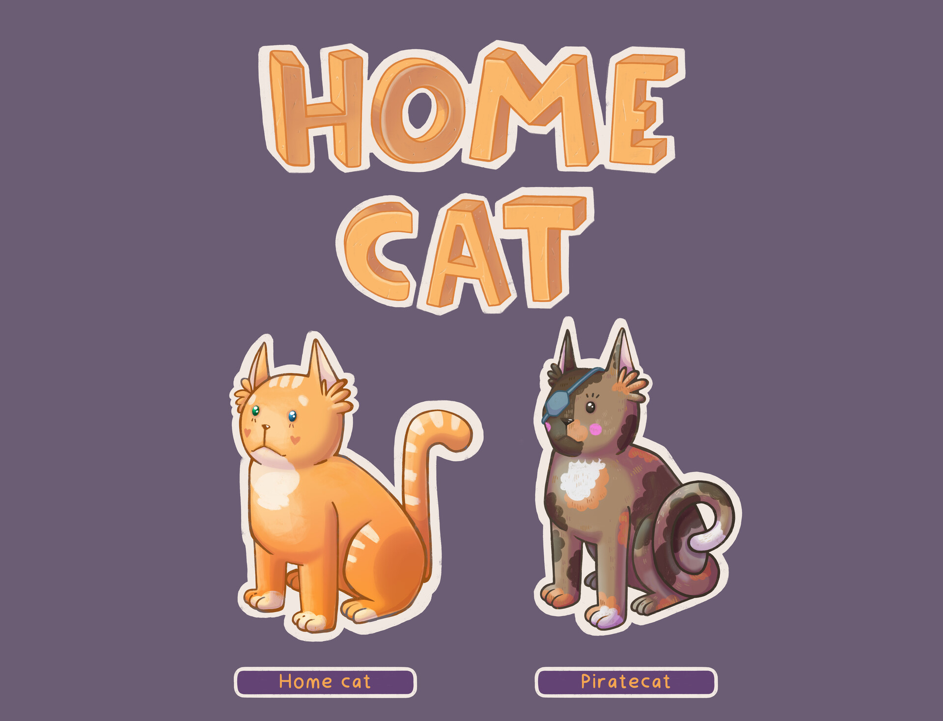 ArtStation - Concept art "Home cat"