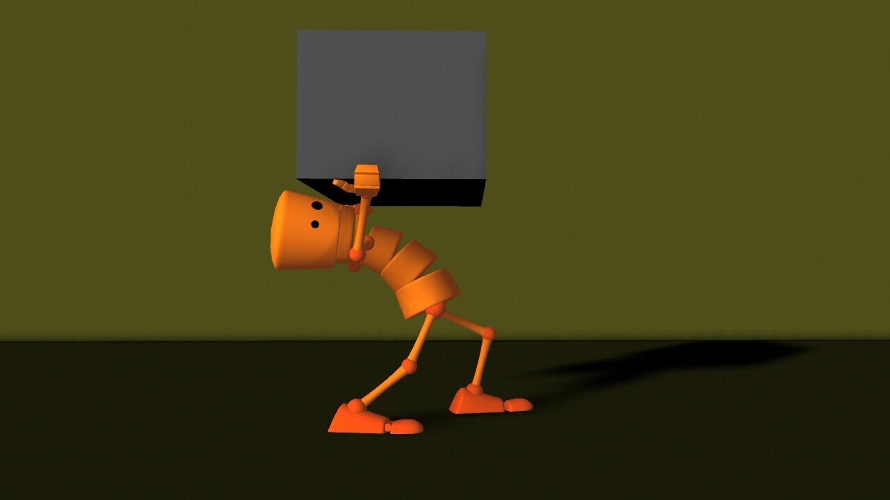 ArtStation - Weightlifting Animation