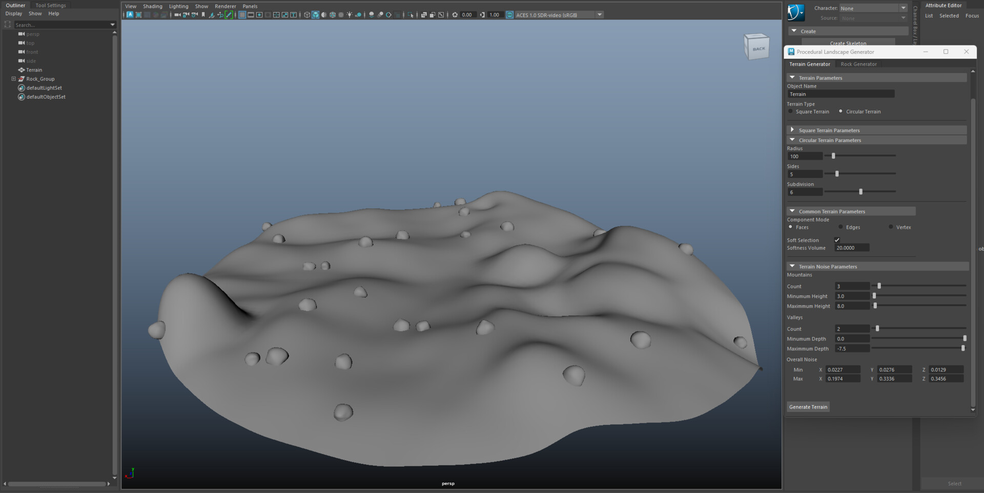 ArtStation - Rock and Terrain Generator