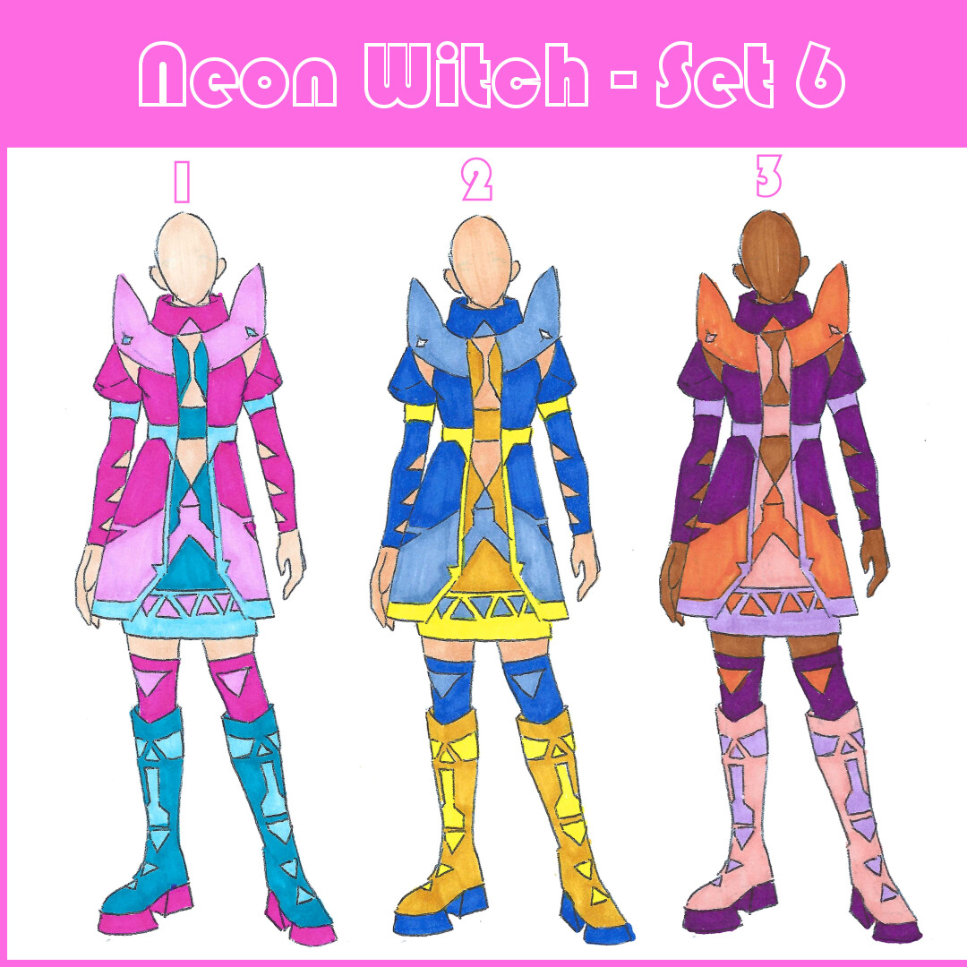 ArtStation - Neon Witch - Version 1