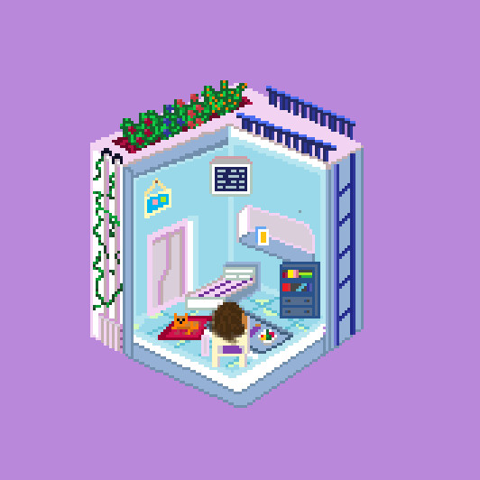 ArtStation - Mini Home Sprite Animation (work in progress) 🏠🎬