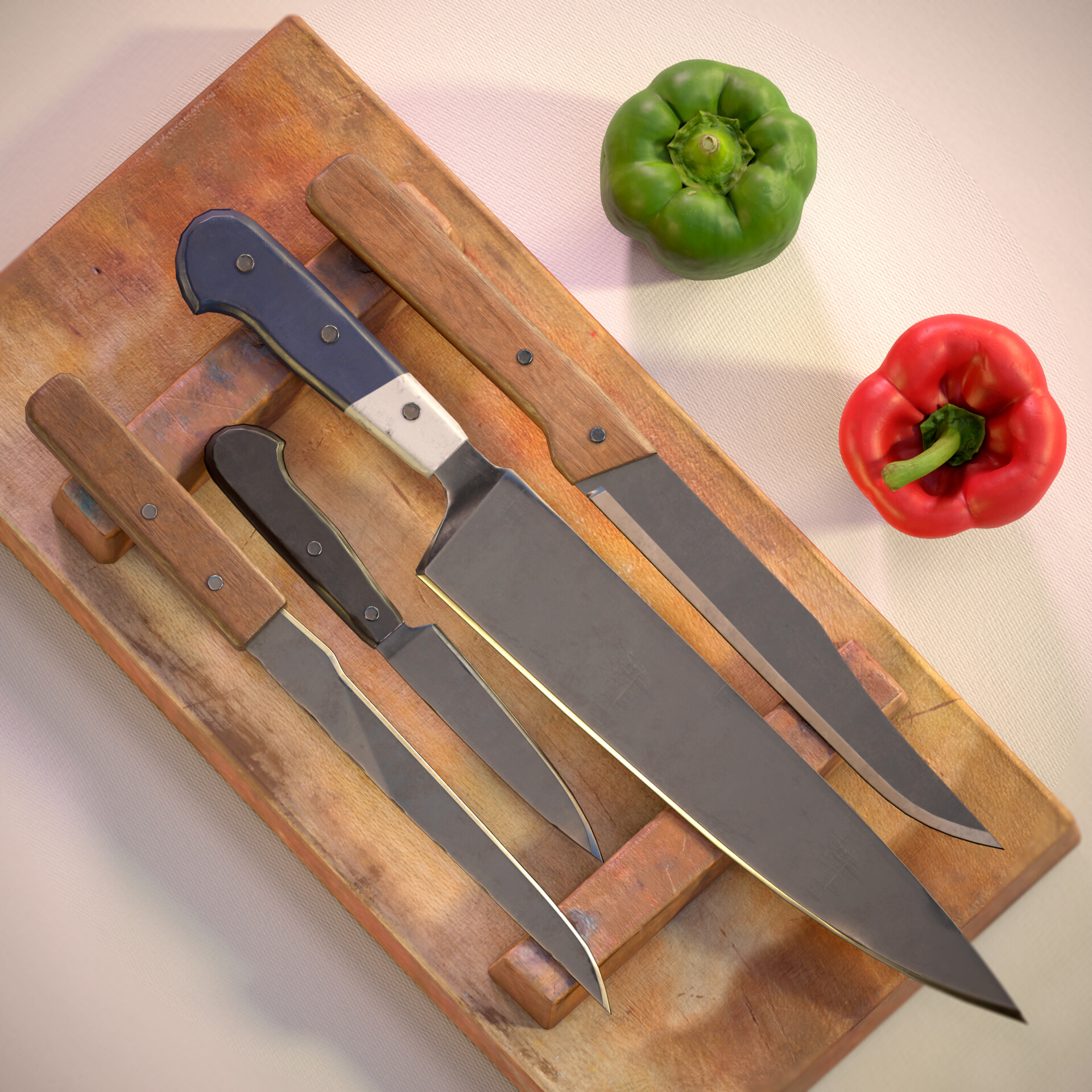 ArtStation - Old Kitchen Knives