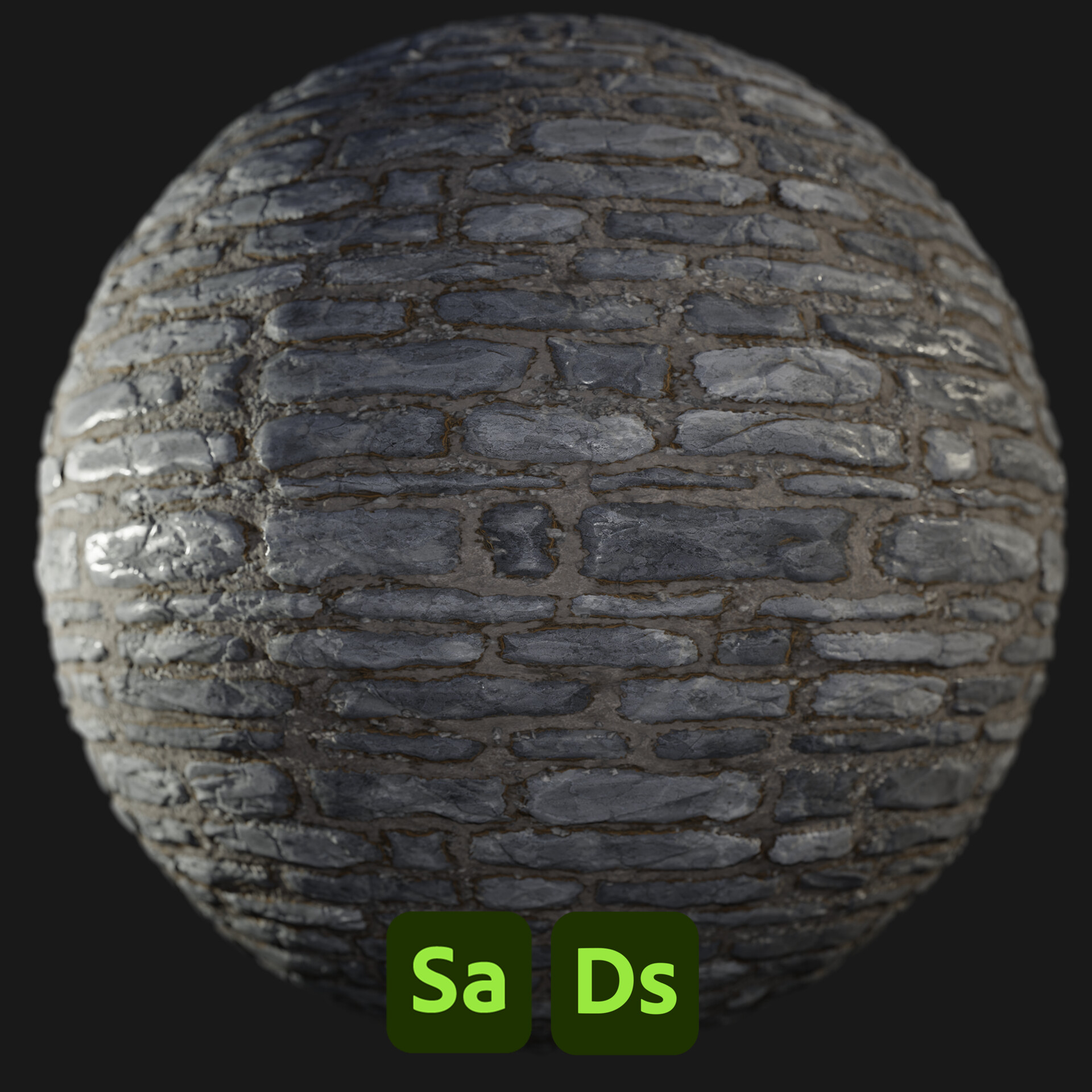 ArtStation - Medieval Stone Floor/Wall - Seamless Game Ready Material