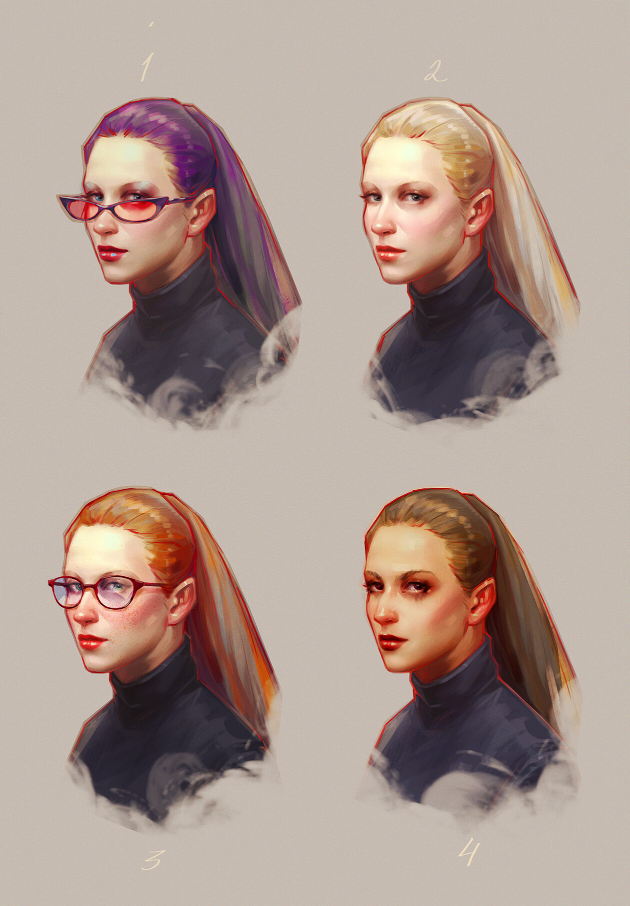 ArtStation - Faces exploration