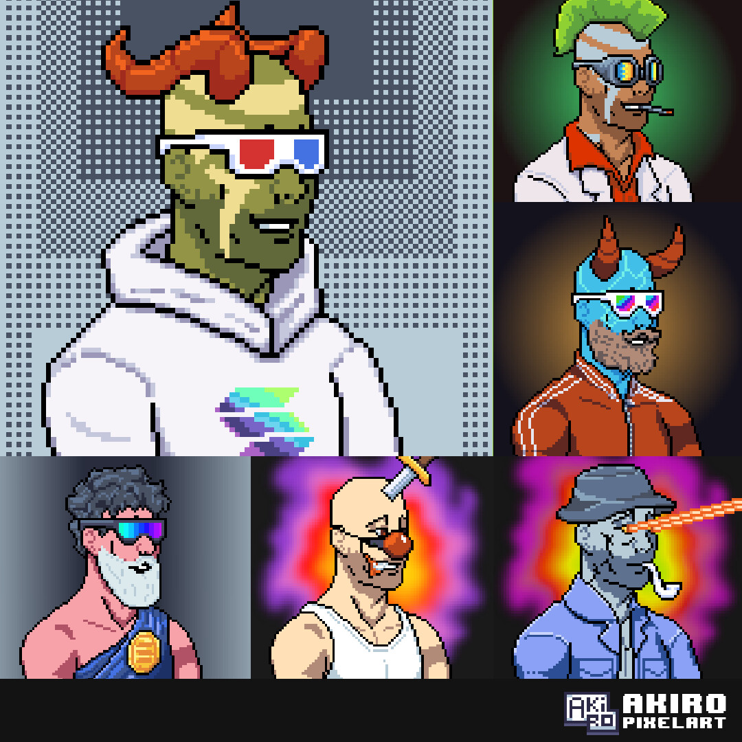 ArtStation - Pixel Degods - NFT Pixel Art