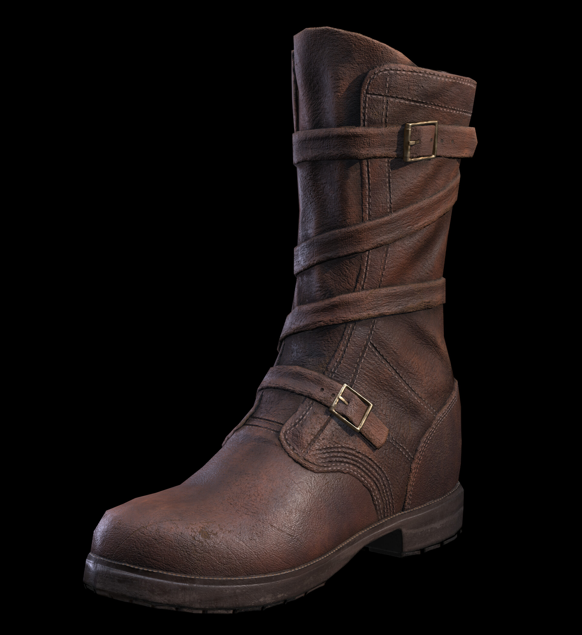 ArtStation - game-ready boots