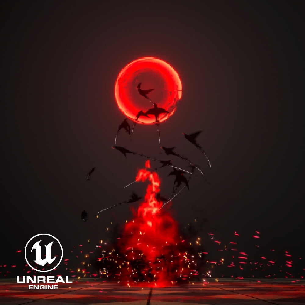 ArtStation - VFX Practice - Fire Crow