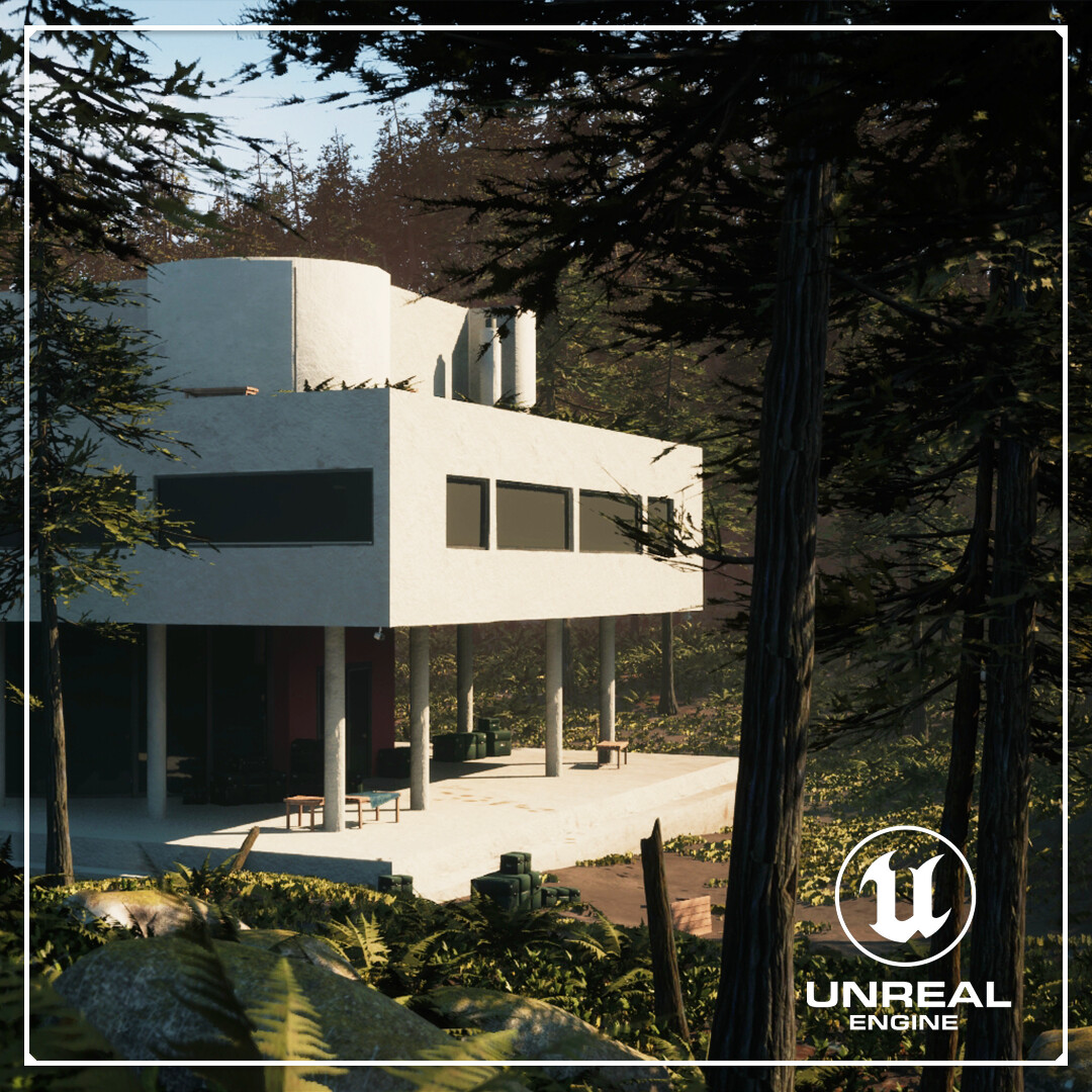 ArtStation - Villain's Forest Hideout UE5