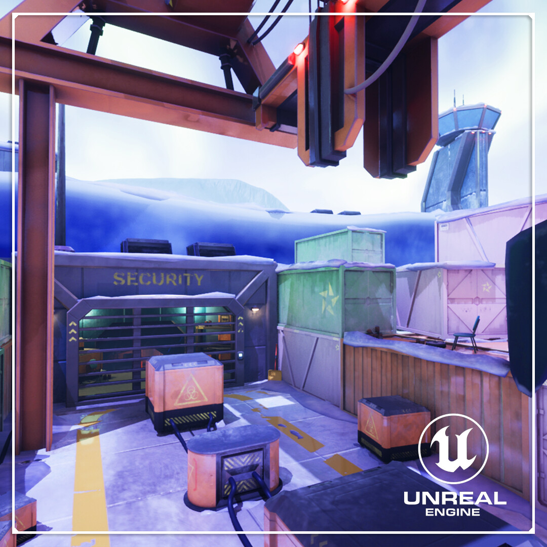 ArtStation - Valorant Icebox Warmup Map | 1 vs 1 Map