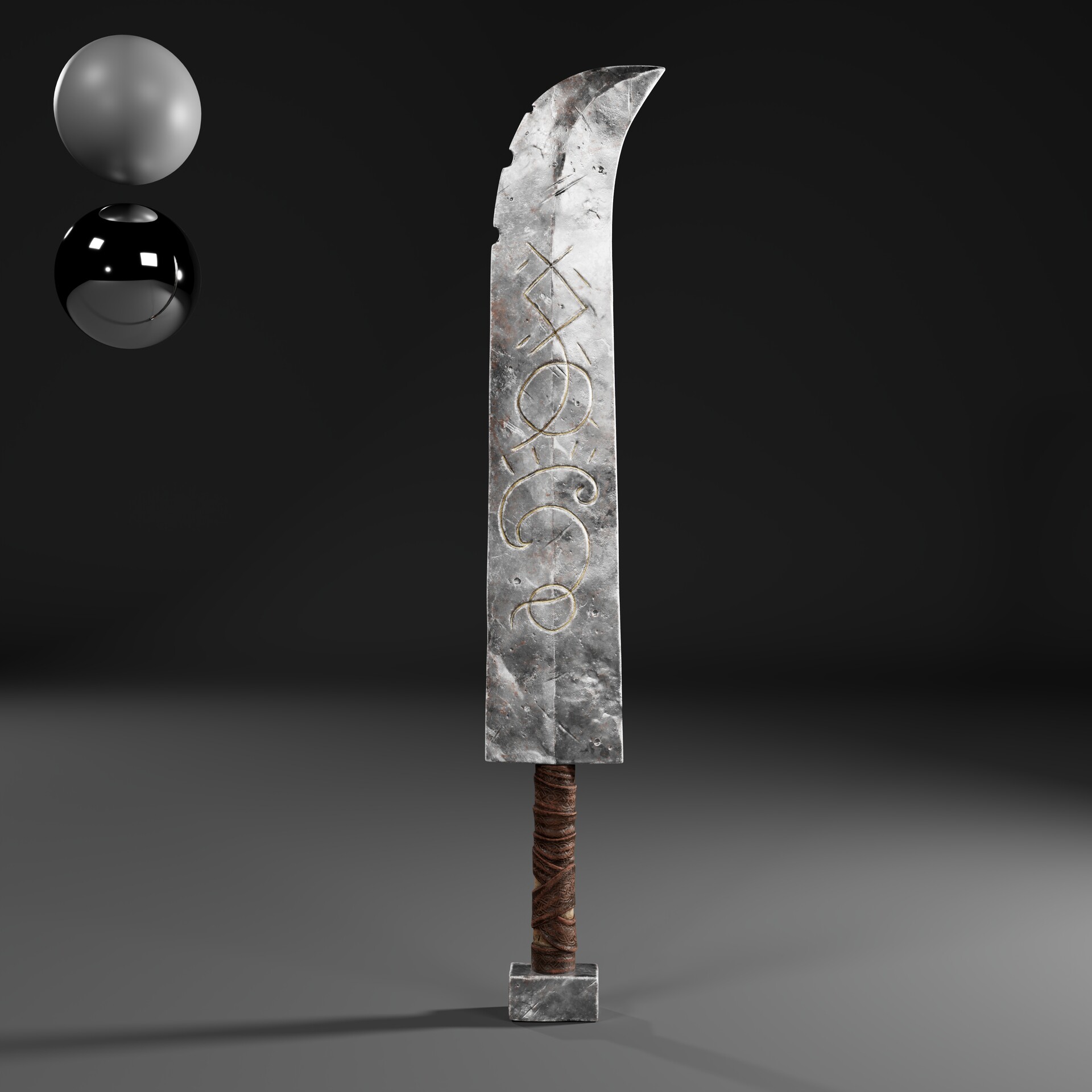 ArtStation - Sword - Prop Texturing - Animum Creativity Advanced School