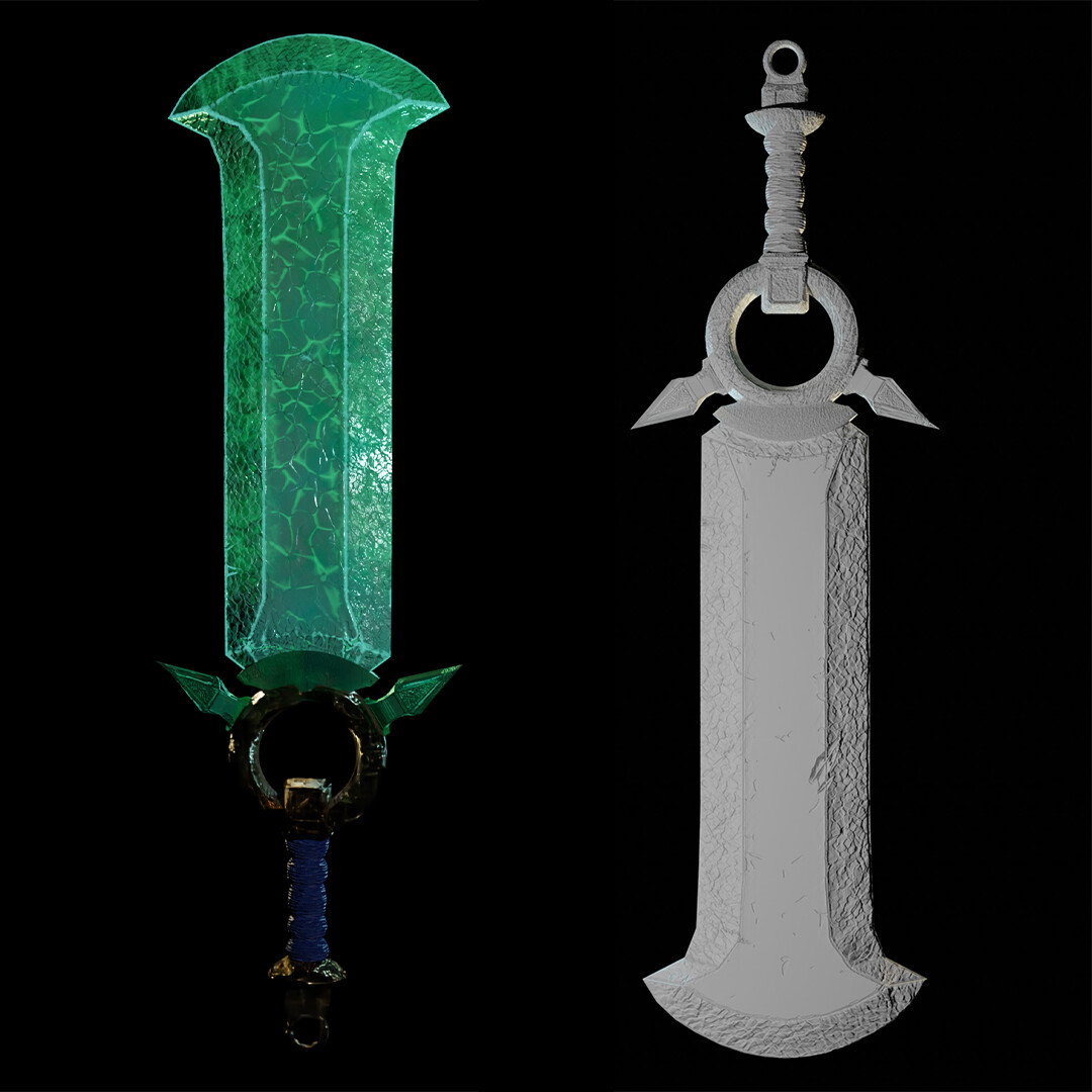 ArtStation - Crystal Sword