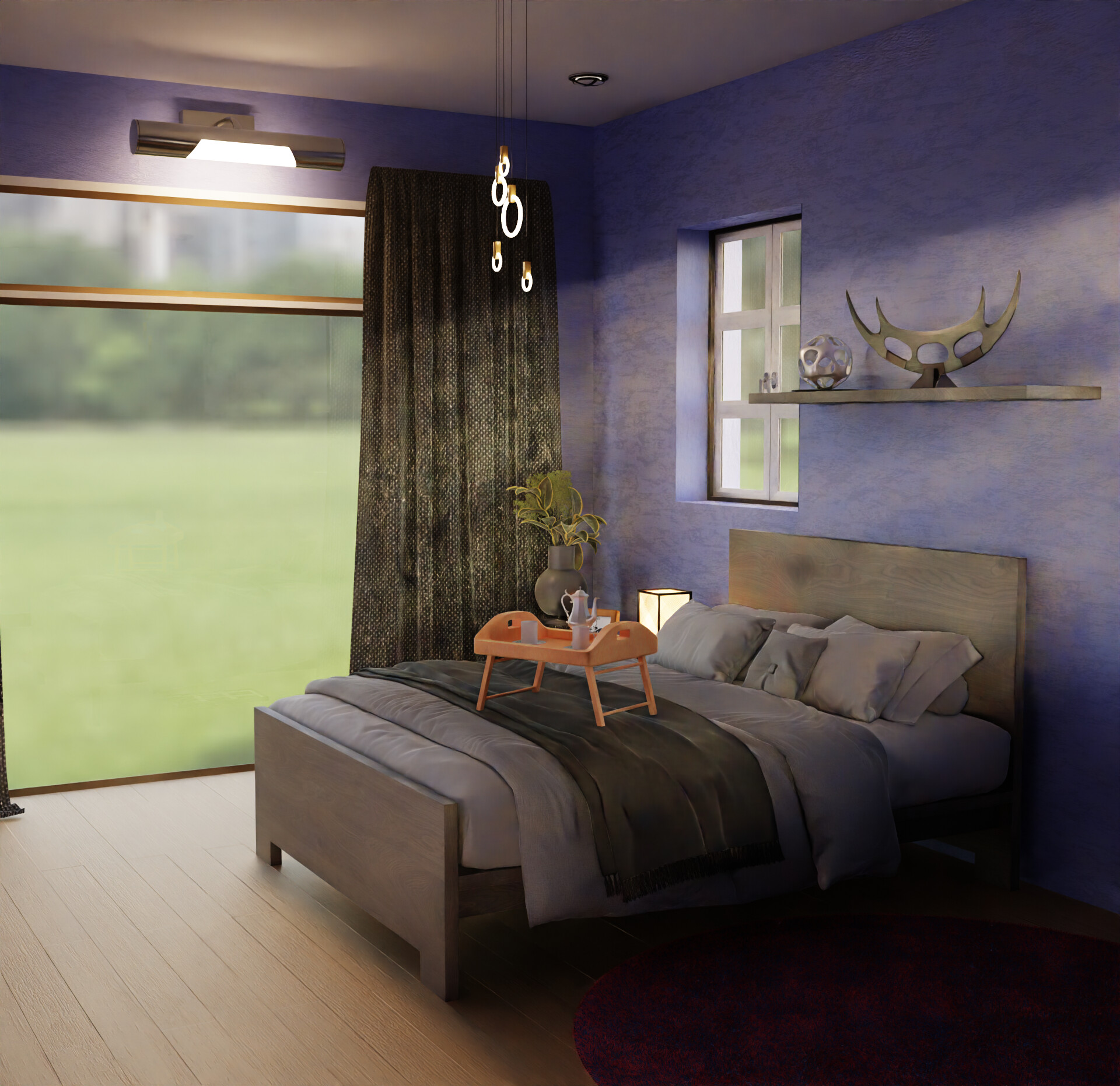 ArtStation - Bedroom Interior