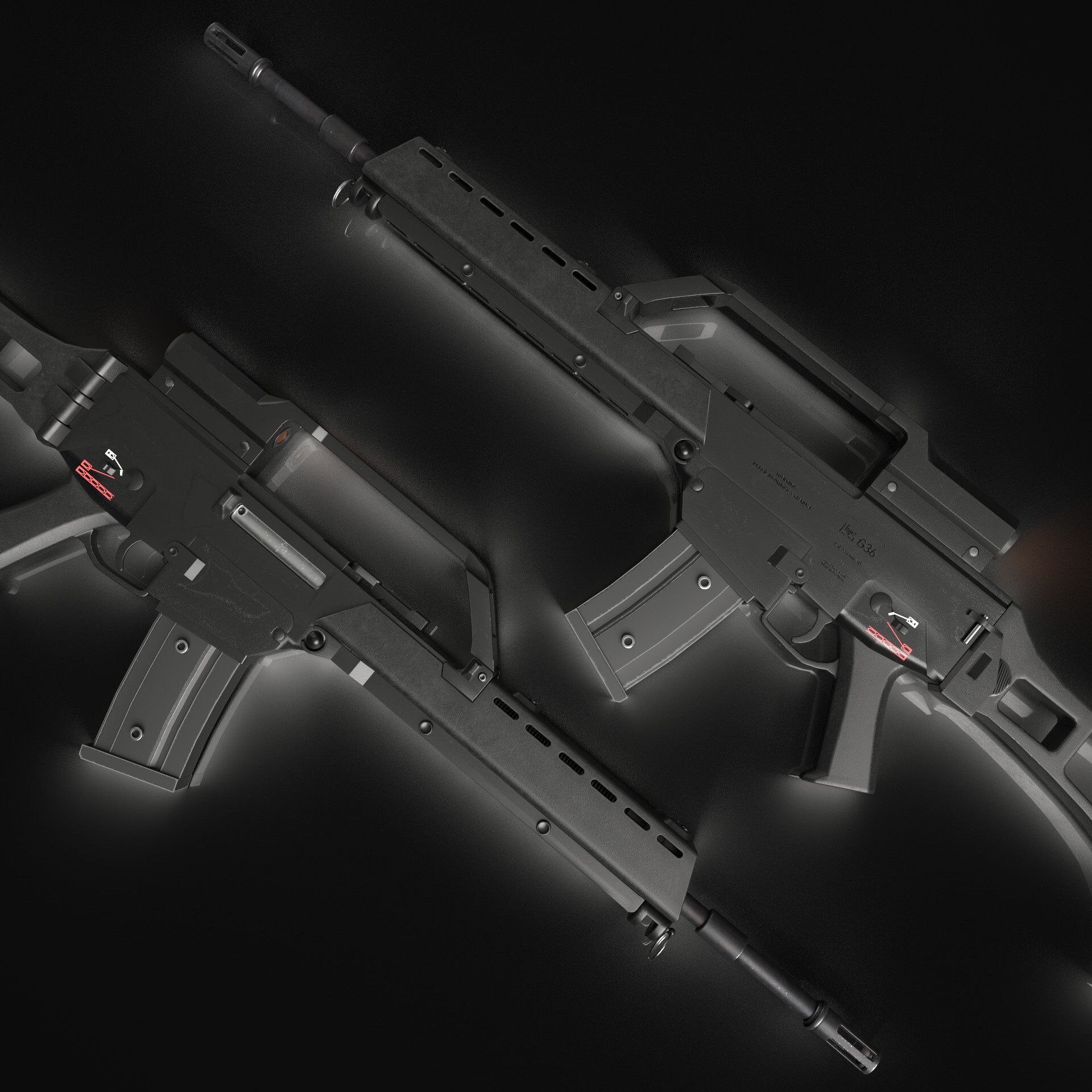 ArtStation - Heckler & Koch G36K Assault Rifle