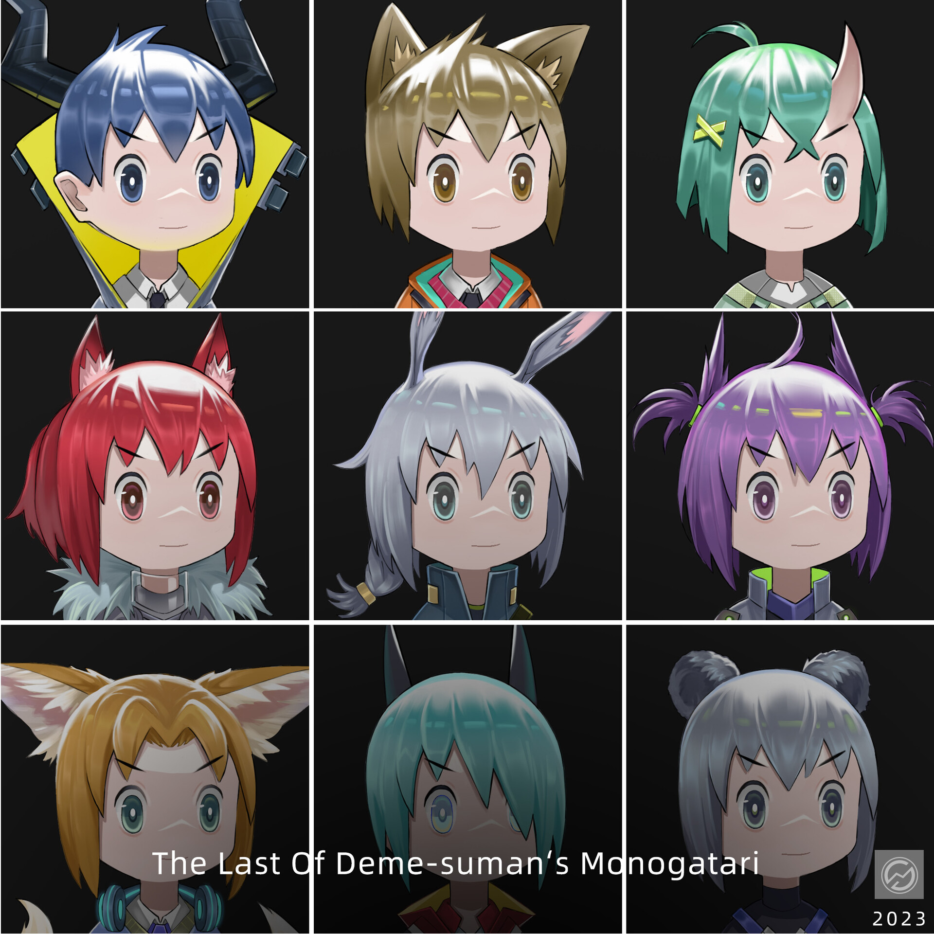 ArtStation - The Last Of Deme-suman‘s Monogatari