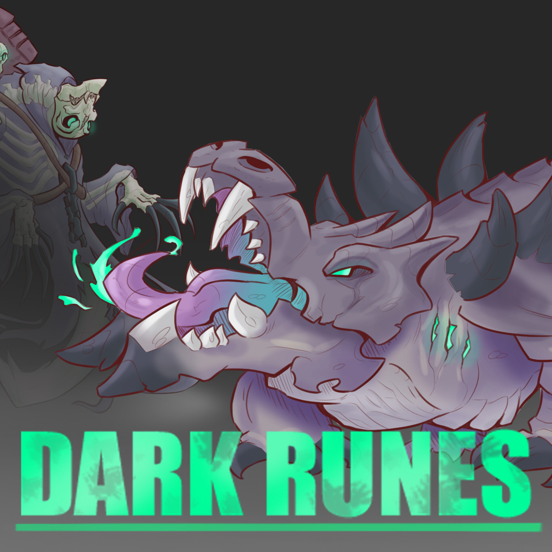 ArtStation - Dark Runes Swamp Creatures Designs