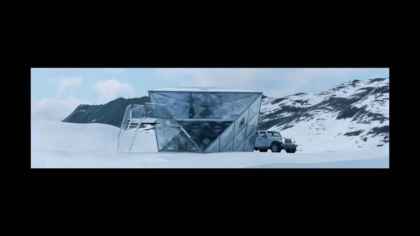 ArtStation - Octahedro house Snow