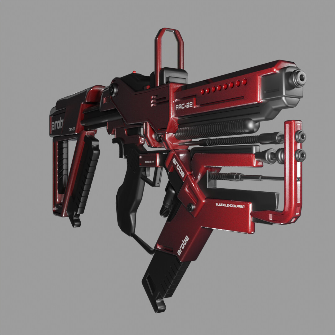 ArtStation - Science Fiction Rifle