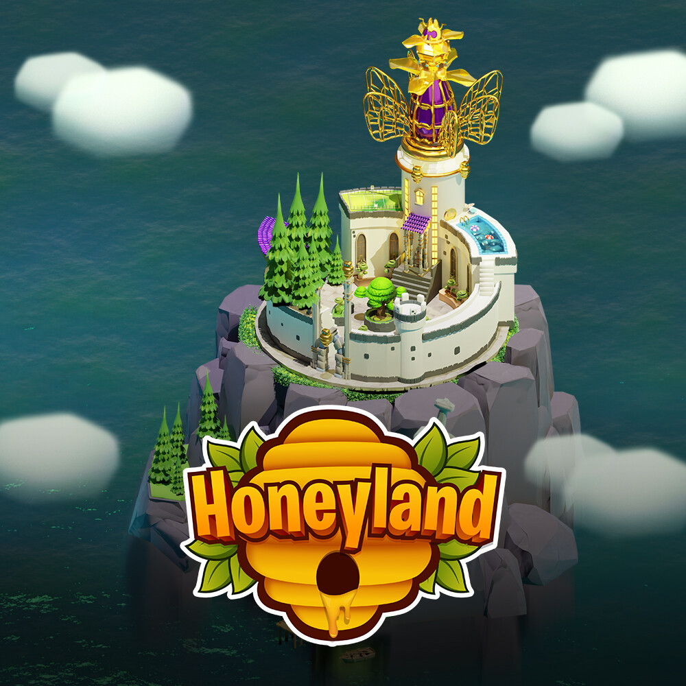 ArtStation - honeyland game city design