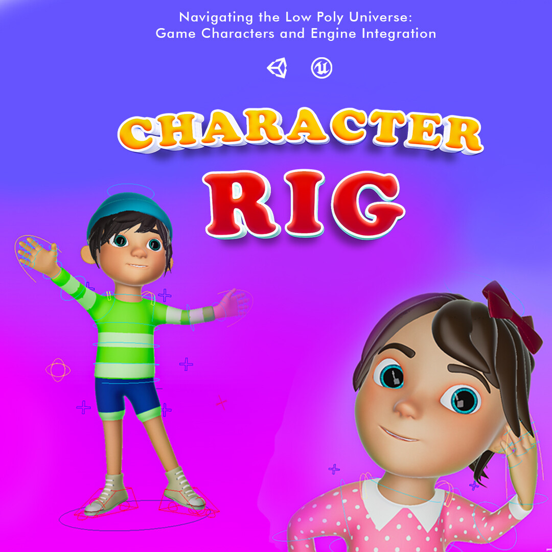 ArtStation - Game Ready Characters Rig