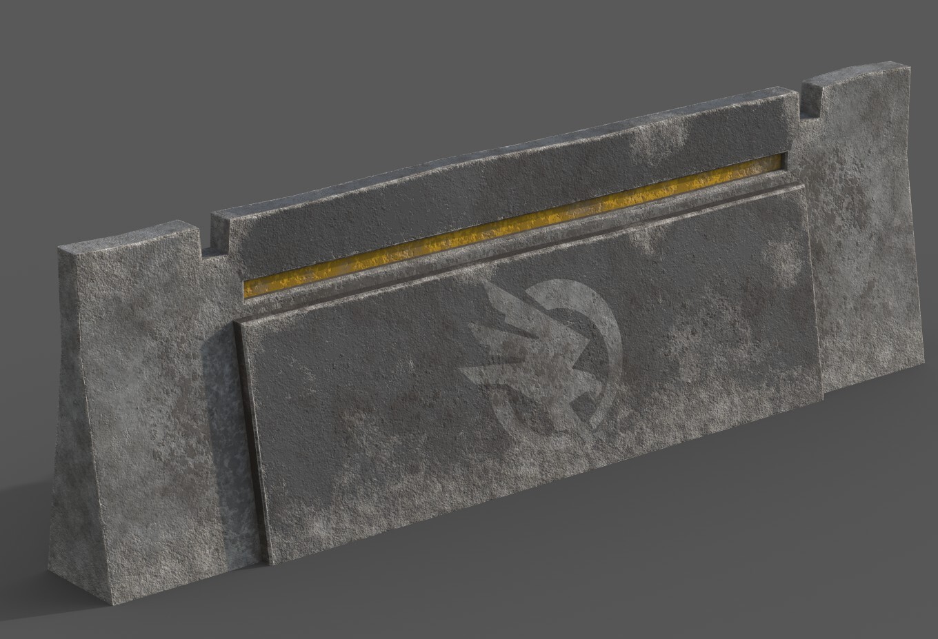 ArtStation - Concrete Barrier iterations